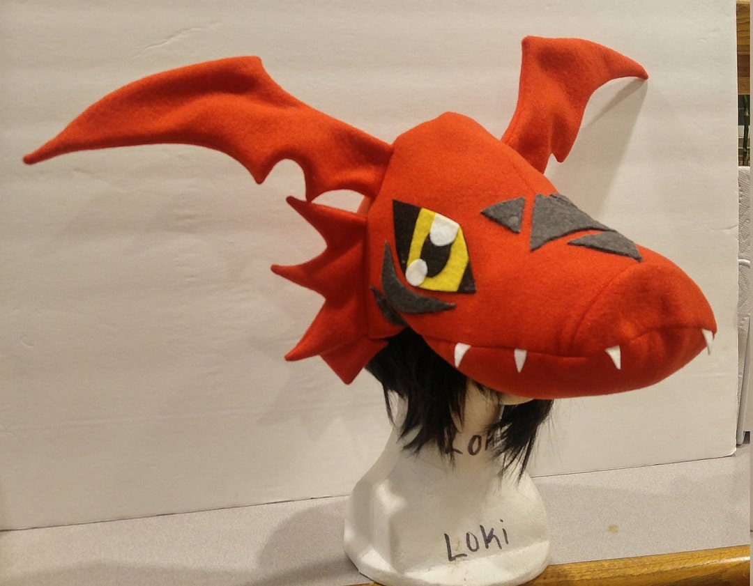 Digimon Hat Guilmon - Etsy