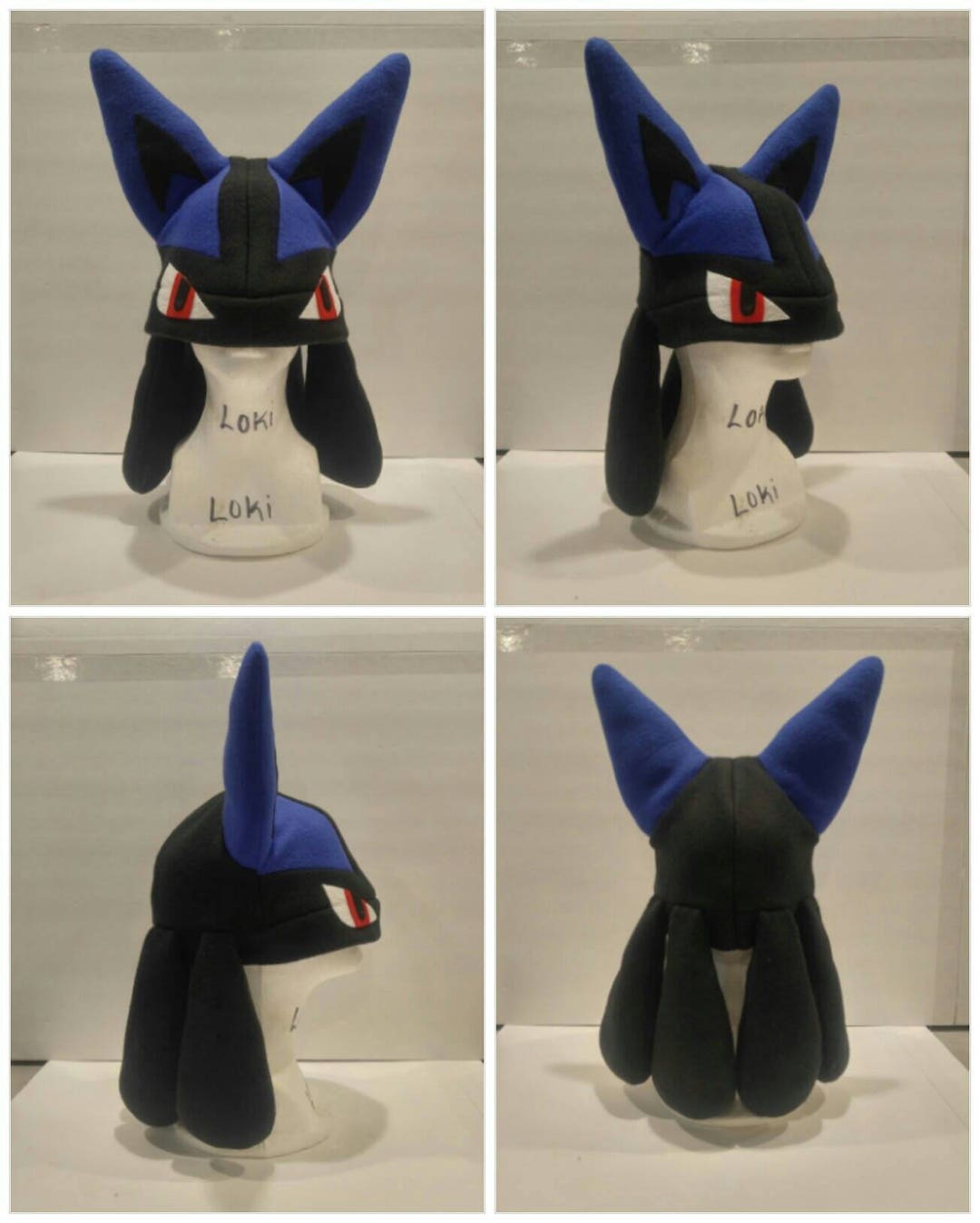 Pokemon Hat Lucario - Etsy