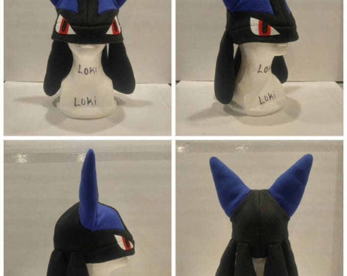 Pokemon Hat Lucario - Etsy