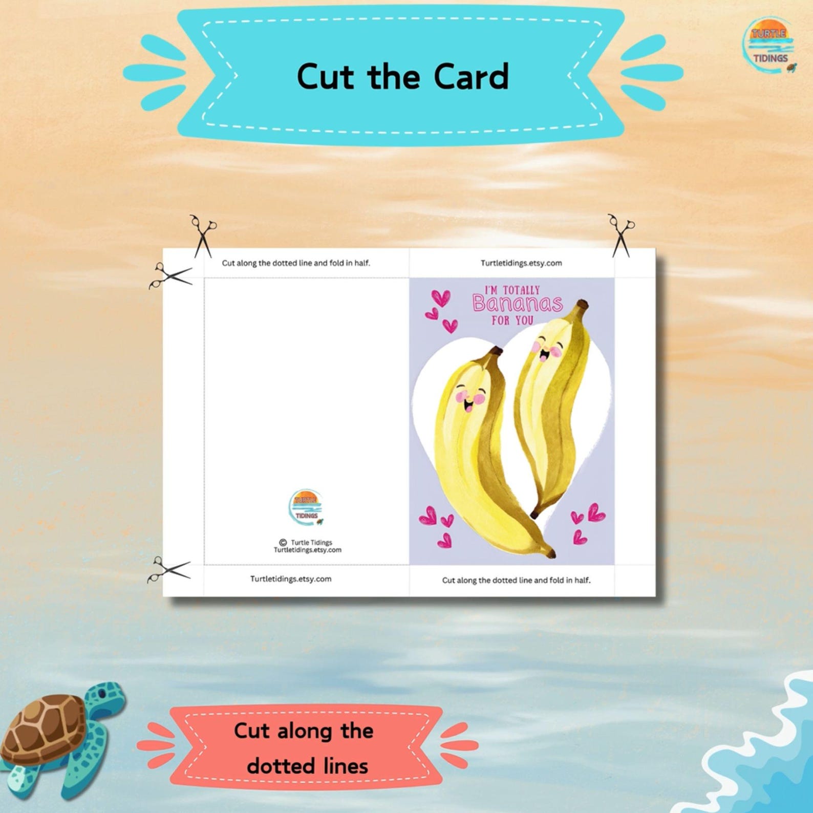 I'm Totally Bananas for You Valentines Day Card - Valentines Instant ...
