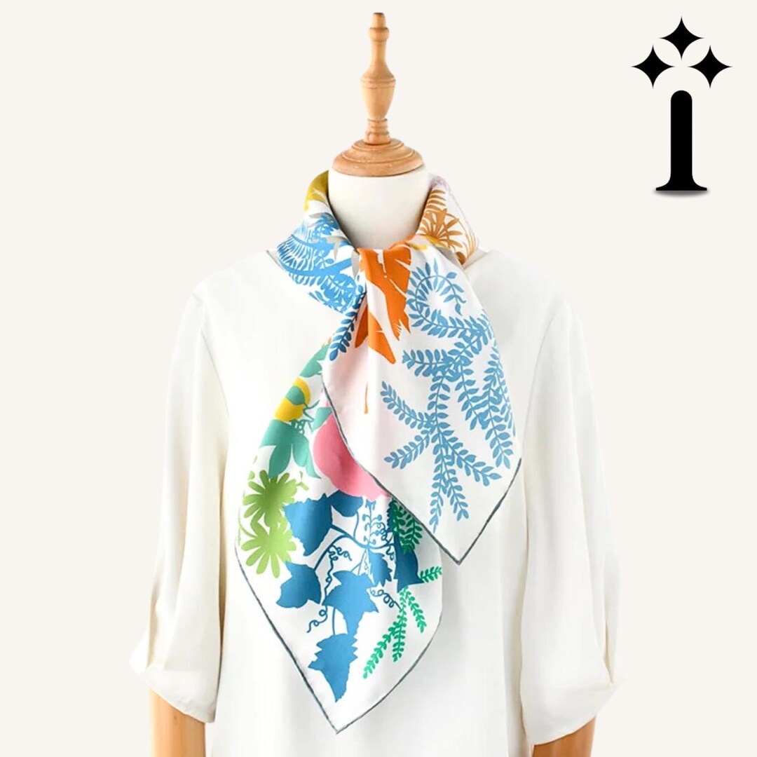 Tropical Silk Scarf and Stole for Women | 100% Silk - Etsy
