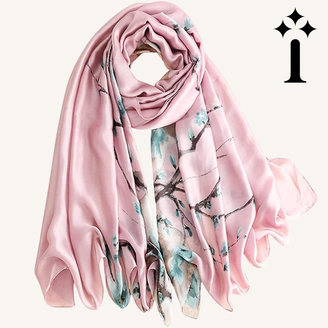 Pink Silk Scarf and Stole for Women - Etsy