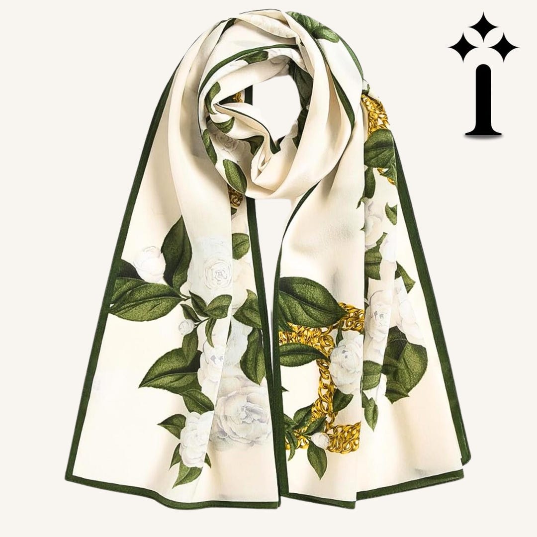 Vine Silk Scarf and Scarves for Women - Etsy