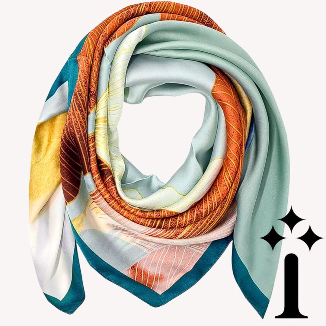 Sunset Silk Scarf and Scarves for Women - Etsy