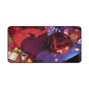 Meru the Succubus TWO SIZES Desk Mat - Etsy