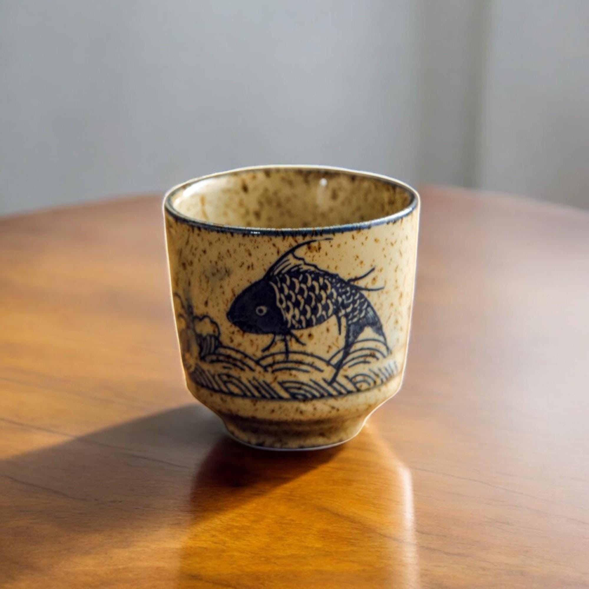 Japanese Style Ceramic Tea Cup | Hand-painted Master Tea Cup ...