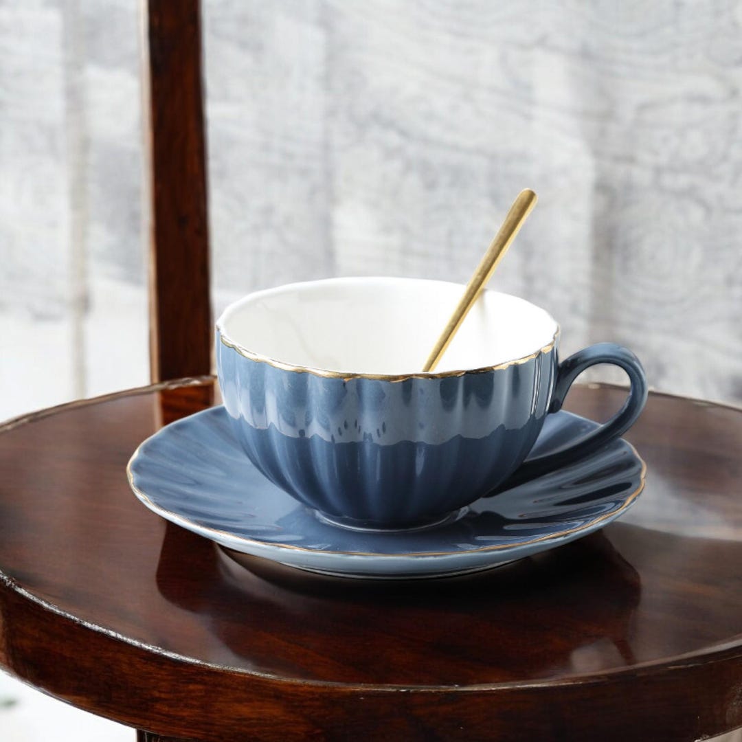 Nordic Style Simple Coffee Cup Set, Creative Ceramic Coffee Cup ...