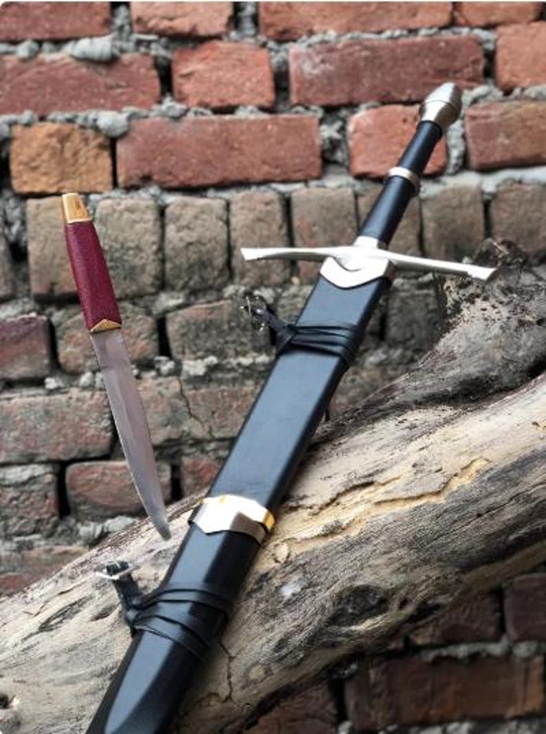 The King Aragorn Sword With Scabbard Master Sword of Replica Epic ...