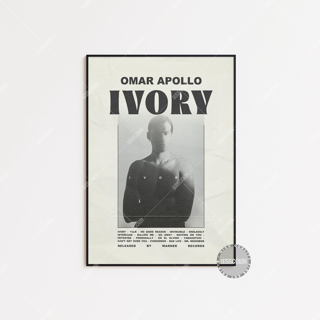 Omar Apollo Posters / Ivory Poster/ Album Cover Poster / Tracklist ...