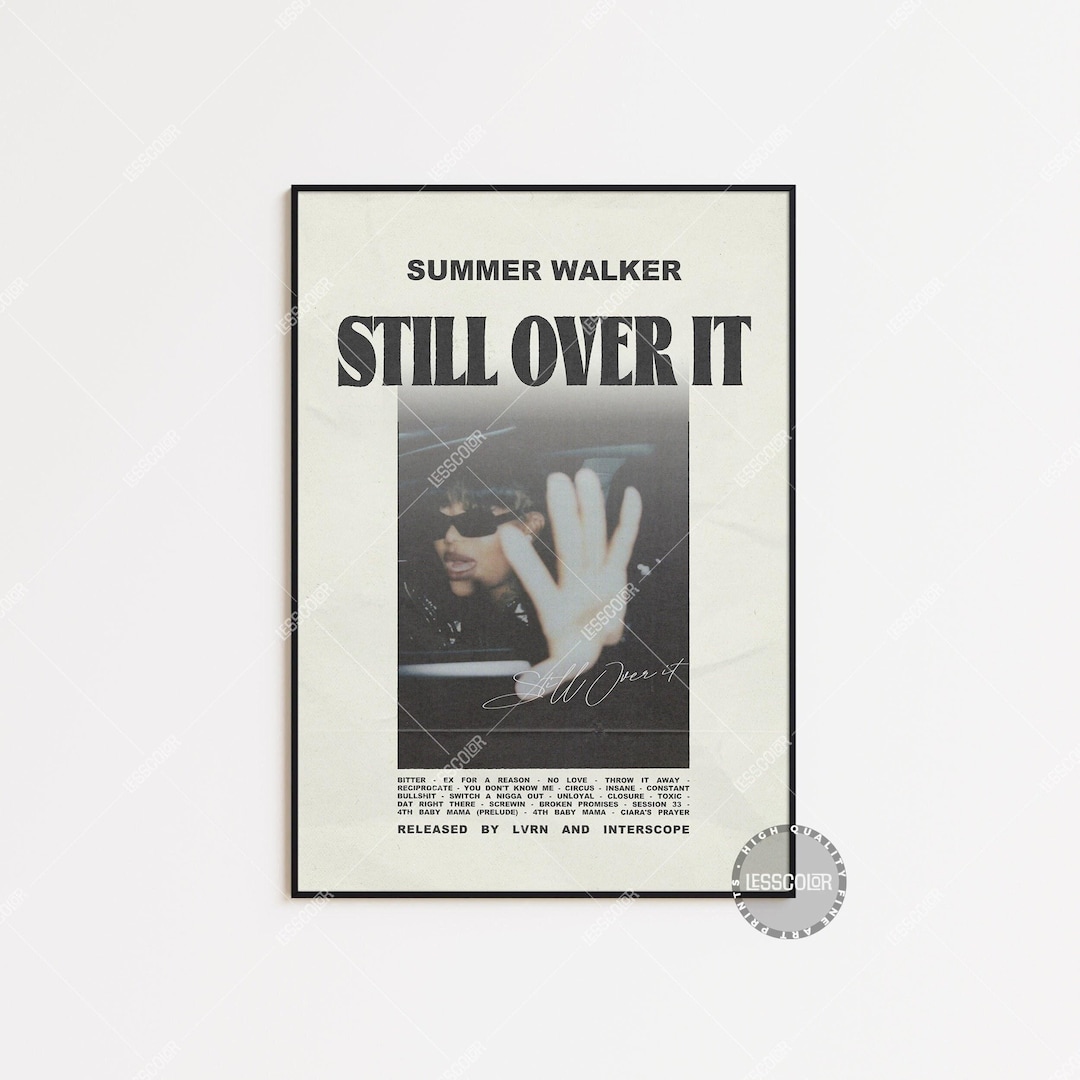 Summer Walker Posters Still Over It Poster Summer Walker, Over It ...