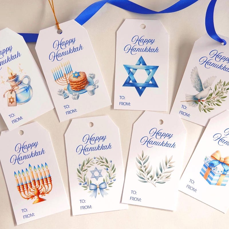 Hanukkah Gift Tag Kids - 60+ Gift Ideas for 2025