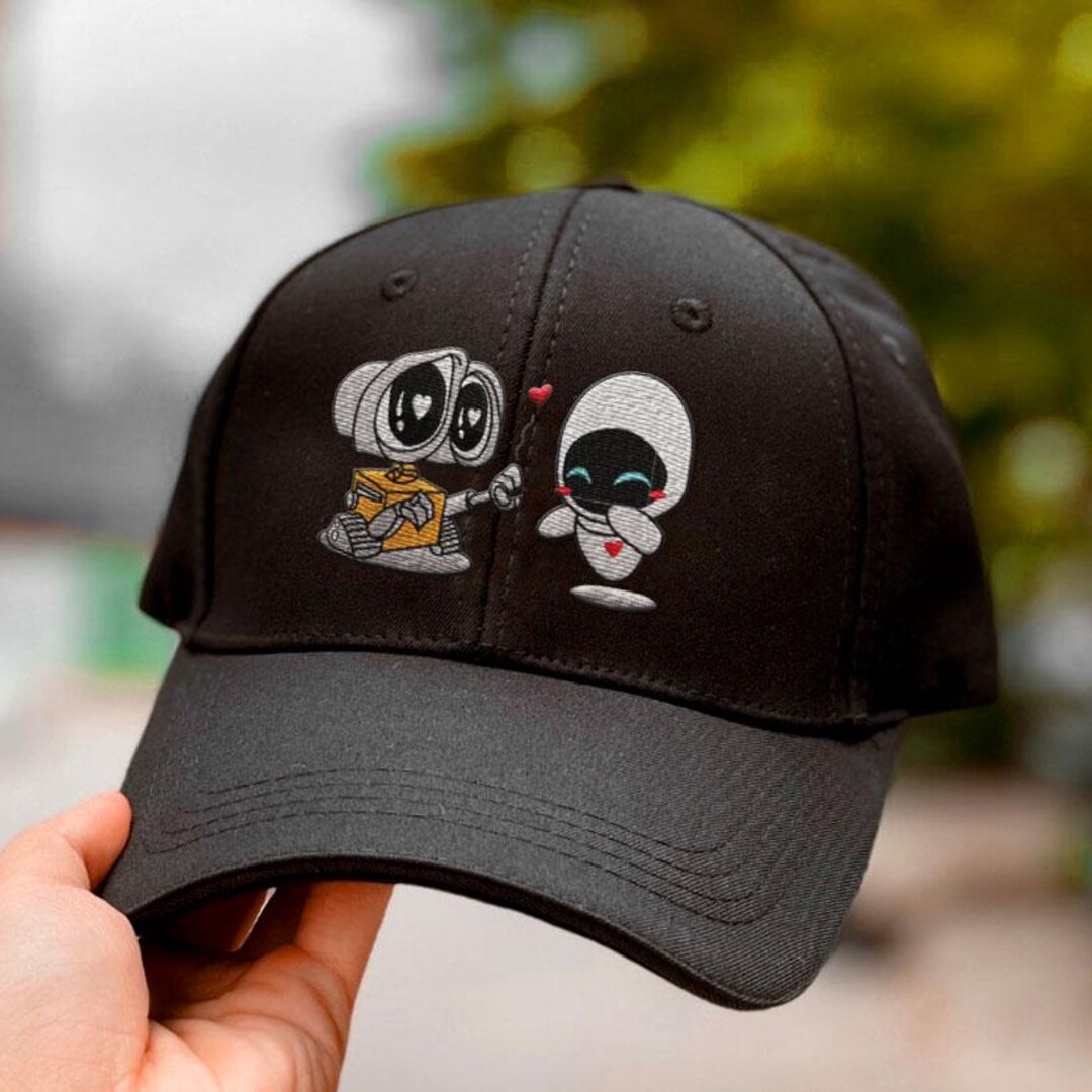 Wall-e and Eve Embroidered Hat, Coquette Trucker Cap - Etsy