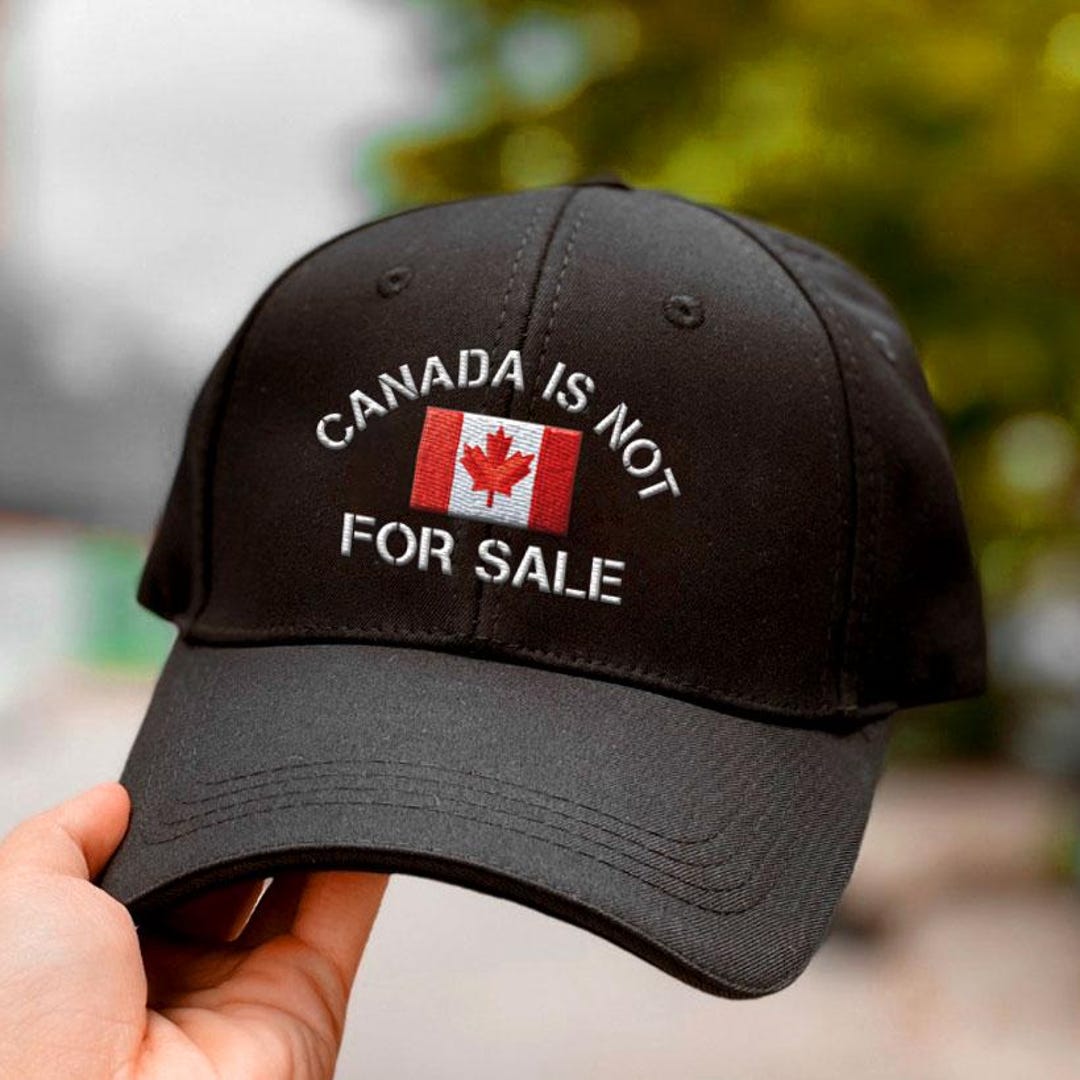 Canada is Not for Sale Embroidered Hat, Never 51 State Vintage Baseball ...