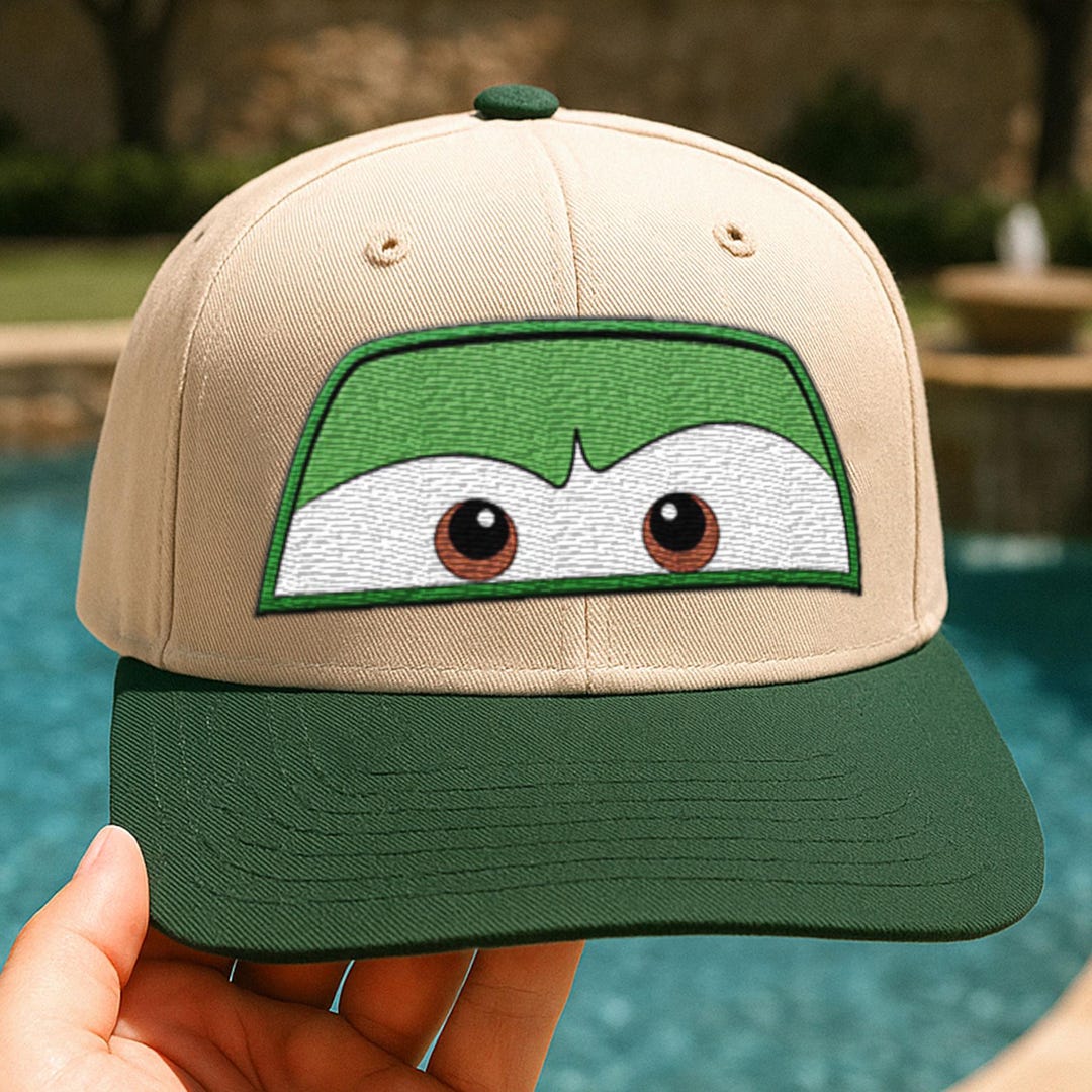 Chick Hicks Embroidered Trucker Hat, Natural Snapback - Etsy