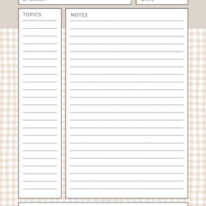 LDS General Conference Notes Printable - Etsy