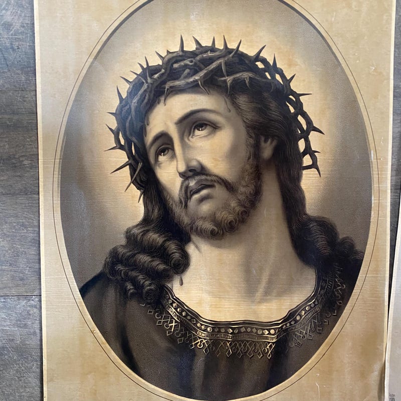 Antique Jesus - Etsy
