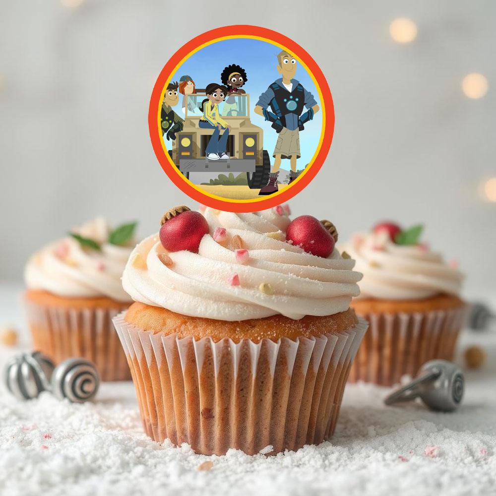 Wild Kratts Cupcake Toppers, Wild Kratts Toppers, Digital Cupcake ...