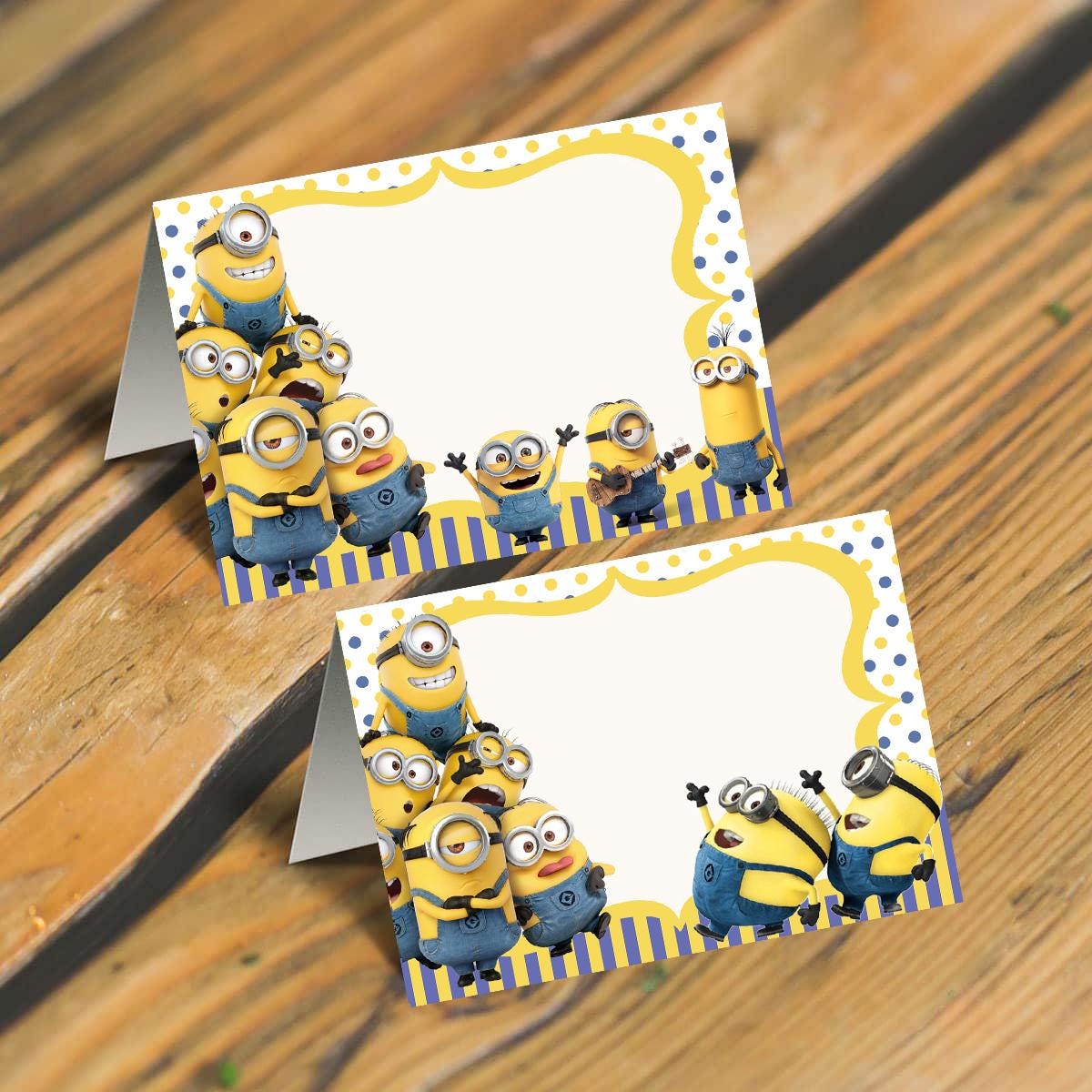Minion Despicable Me Labels, Printable Minions Food Tent Cards, Minion ...