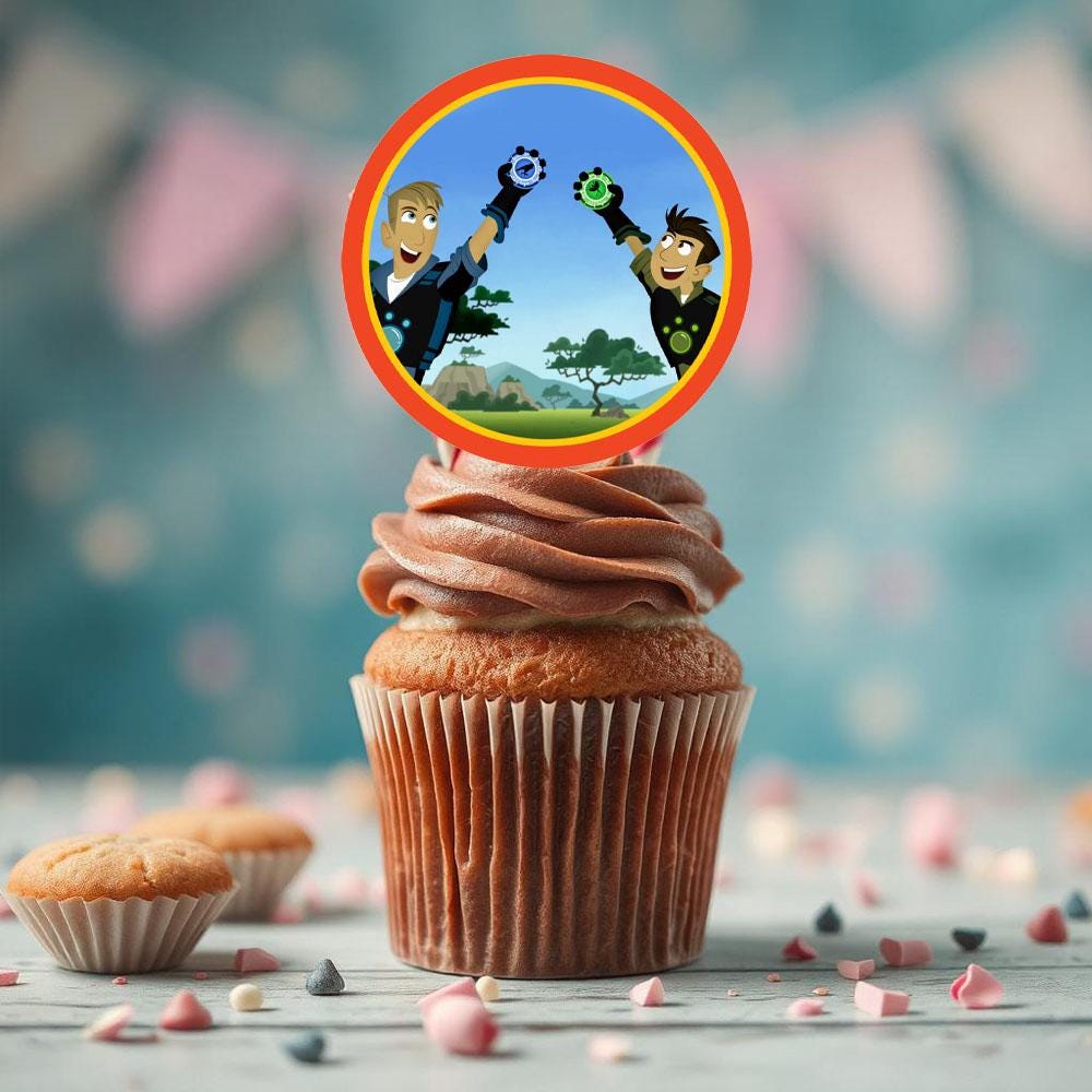 Wild Kratts Cupcake Toppers, Wild Kratts Toppers, Digital Cupcake ...