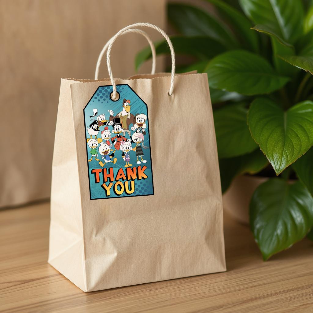 Ducktales Birthday Party / Ducktales Favor Tags/ Ducktales Party ...