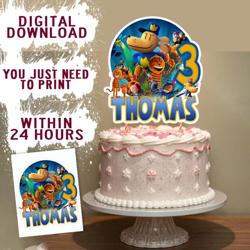 Dog Man Cakes - Etsy