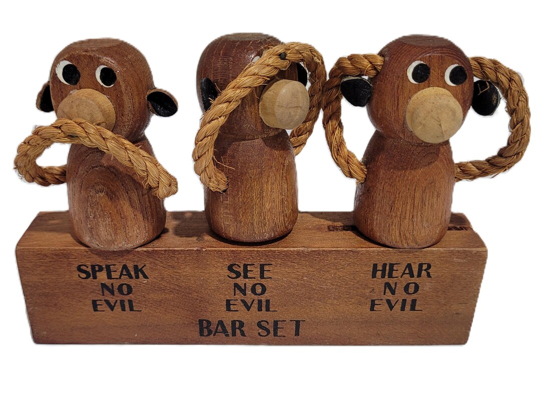 Vintage Monkeys Bar Tools Monkey Shaped Wine Bottle Stopper and ...
