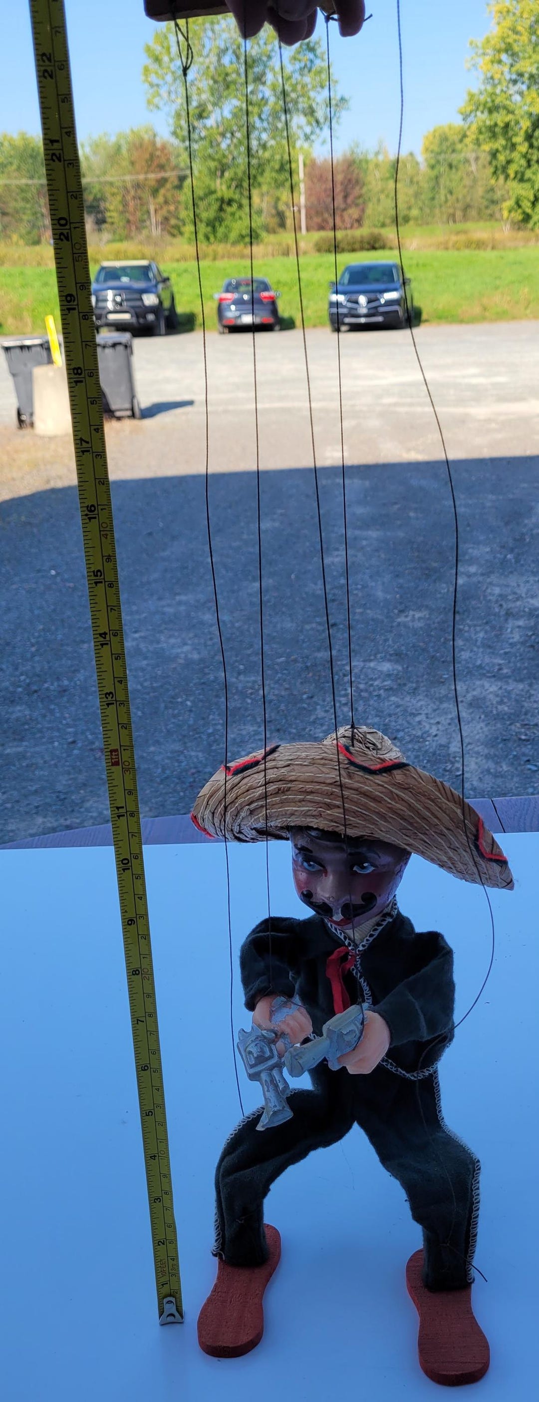 VINTAGE Marionette of a 2 Gun Slinging Mexican / Vintage Mexican ...
