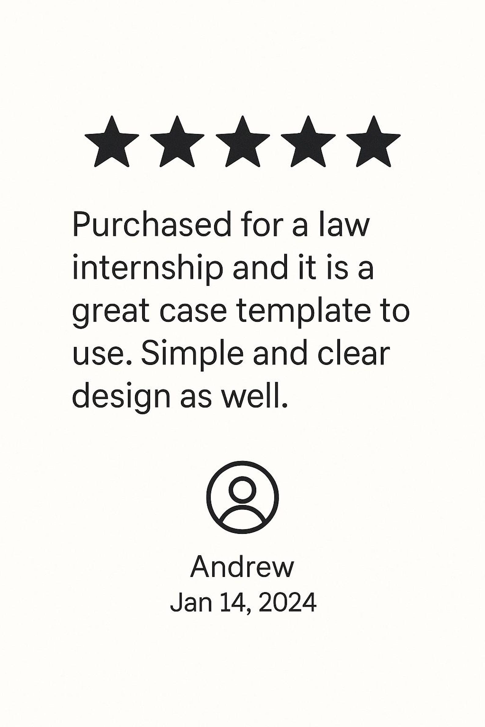 Client Case File Template for Law Interns | Printable PDF Intake & Case ...