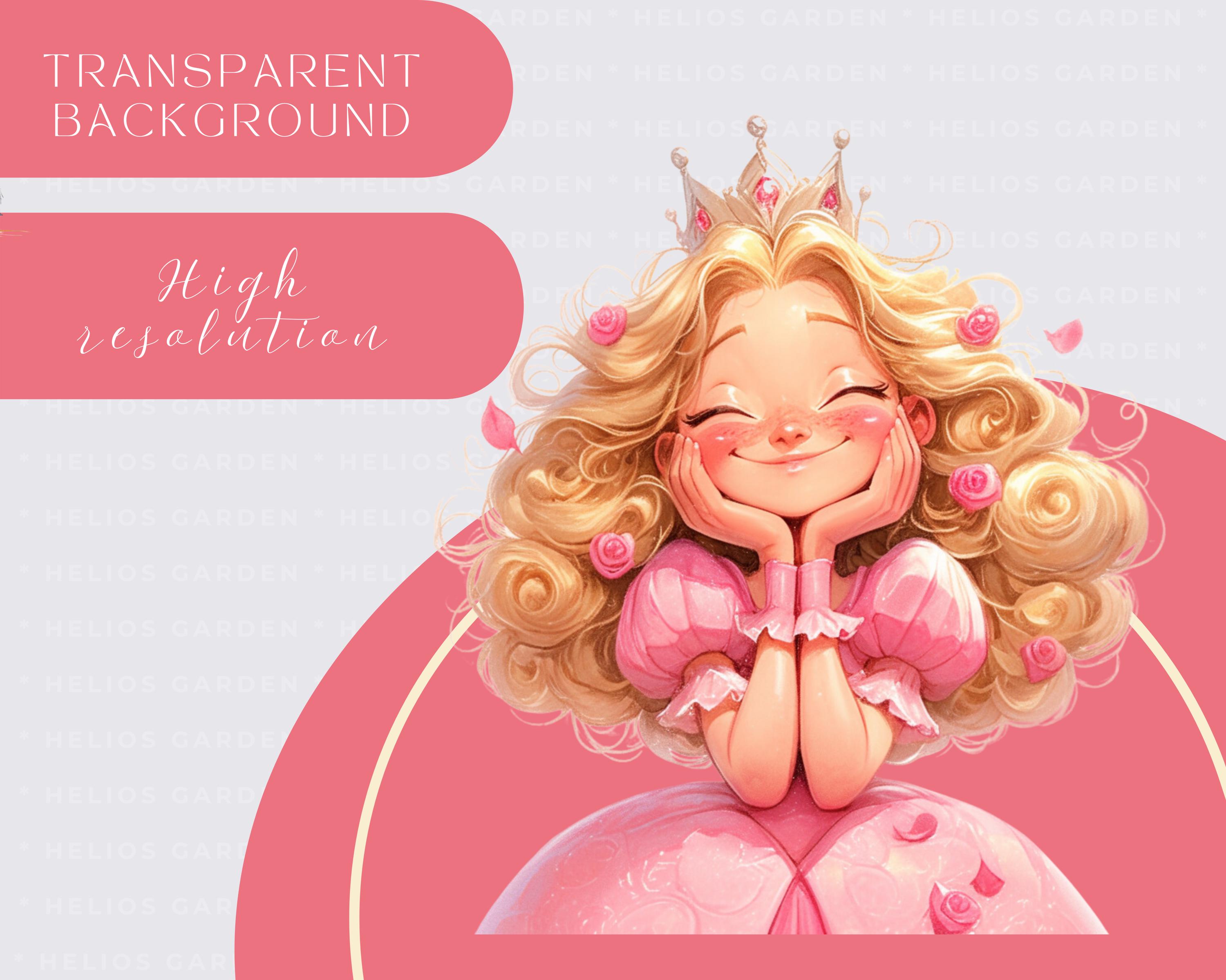 Sleeping Princess Clipart Princess Cinderella Clipart Perfect for DIY ...