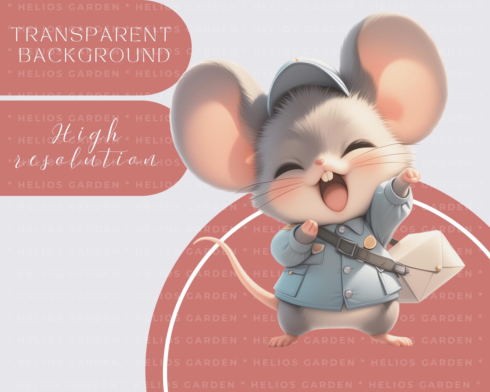 Cute Animals Mail Carrier Clipart Set With Adorable Woodland Creatures ...