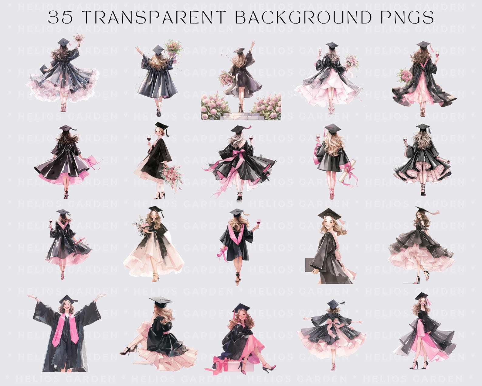 Watercolor Graduation PNG, Graduation Cap, Graduation 2025 Graduation ...