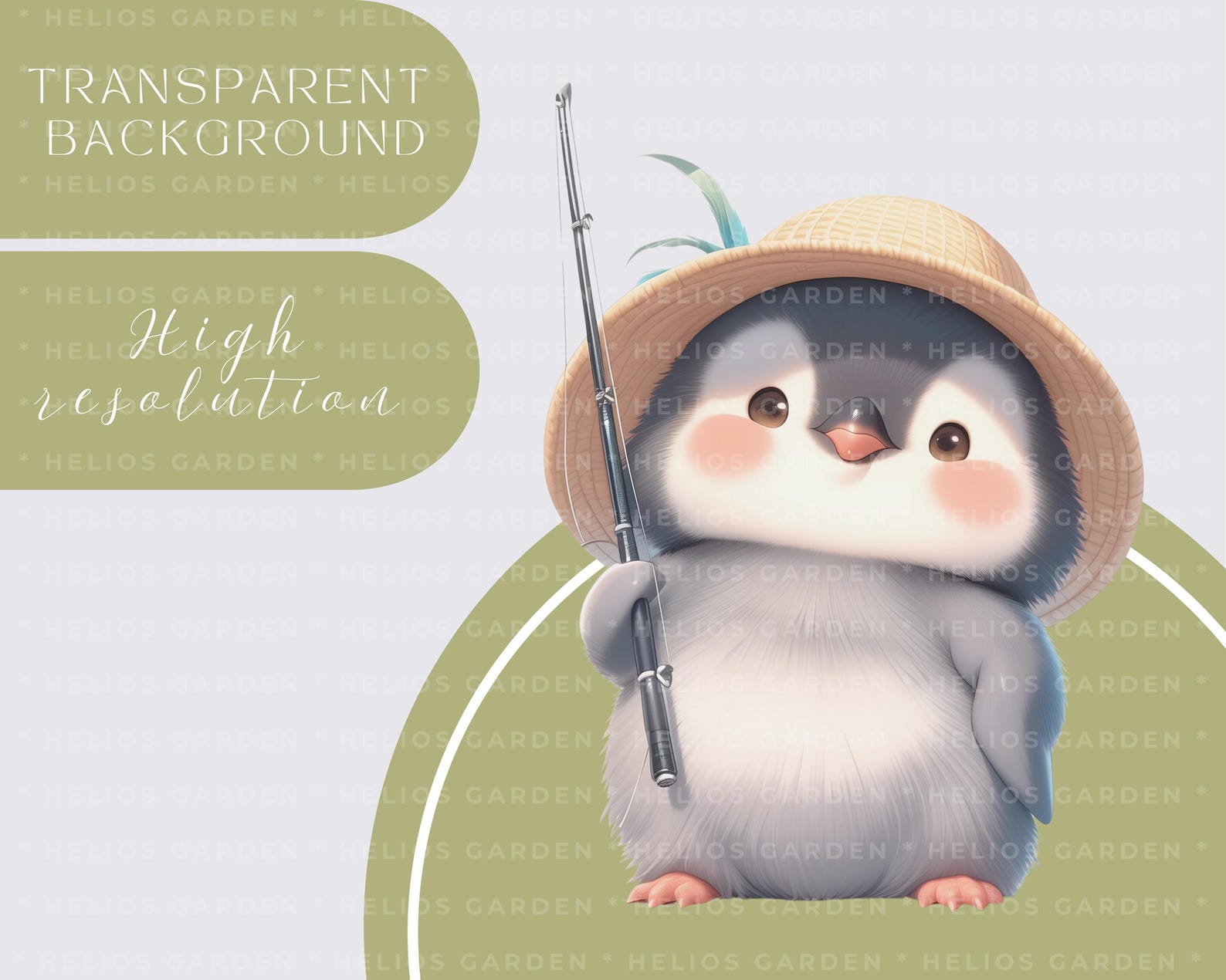 Animals Catch Fish Clipart Pack Cute Animal Fishing Adventures Playful ...