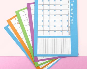 2025 Calendar 2025 Monthly Planner Printable A4 A3 Letter Size Print at ...