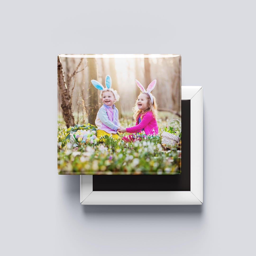Personalised Photo Magnets | Custom Fridge Magnets Set of 9 | Easter ...