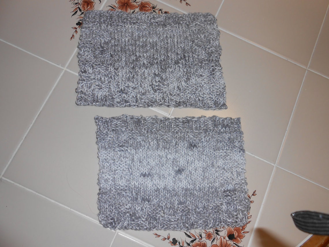 Four Original Design Knit Patterns for Mug Rugs Cotton Yarn - Etsy