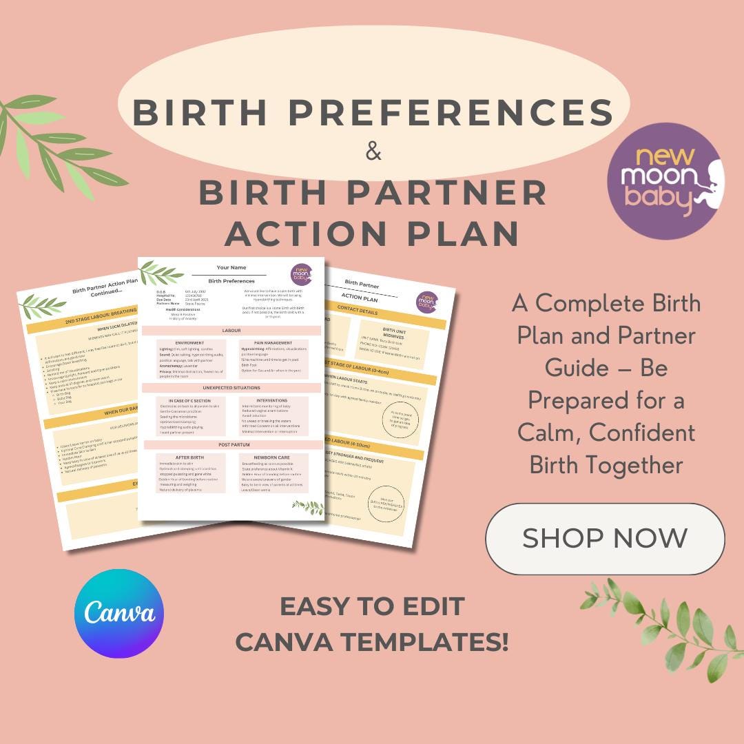 Birth Plan Template, Birth Preferences Template, Birth Preferences ...