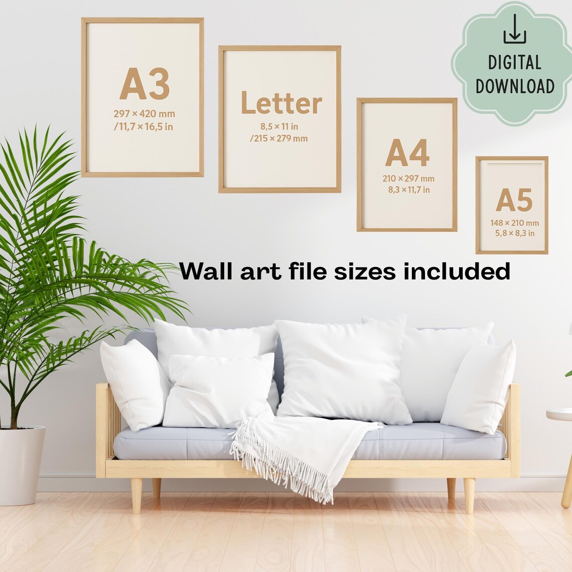 Alphabet Poster for Kids – ABC Chart | Nursery Wall Art | Preschool ...