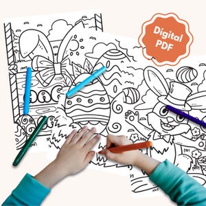 Easter & Spring Coloring Pages - 26 Digital Download Sheets + 20 Bonus ...