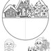 Christmas Craft Kit for Kids – Printable 3D Coloring Scene - Etsy