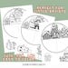 Christmas Craft Kit for Kids – Printable 3D Coloring Scene - Etsy