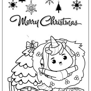 Magical Christmas Coloring Pages for Kids | Printable Holiday Fun ...