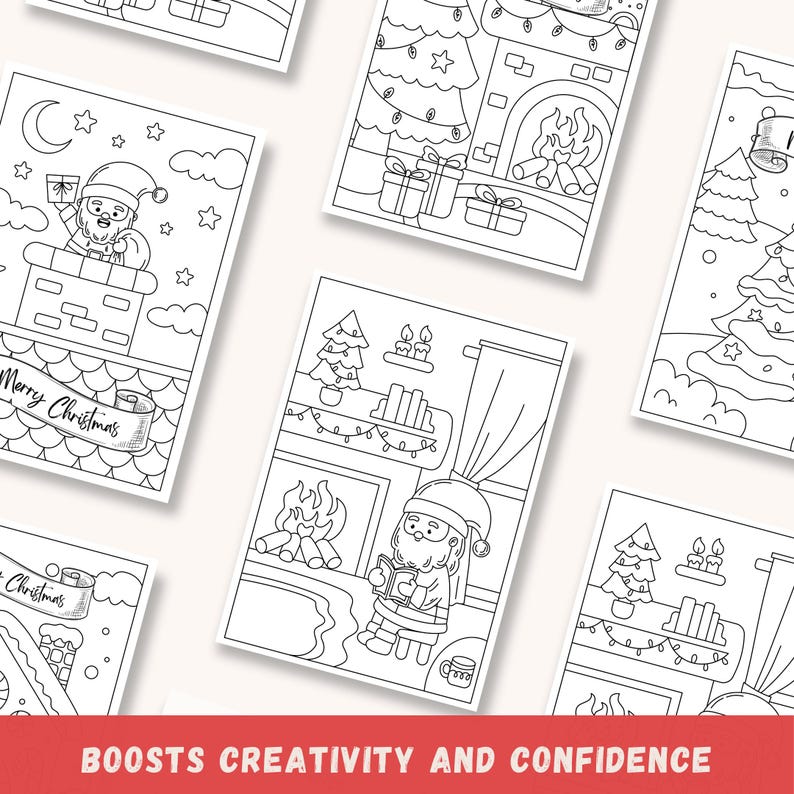 Magical Christmas Coloring Pages for Kids | Printable Holiday Fun ...