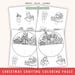Christmas Craft Kit for Kids – Printable 3D Coloring Scene - Etsy