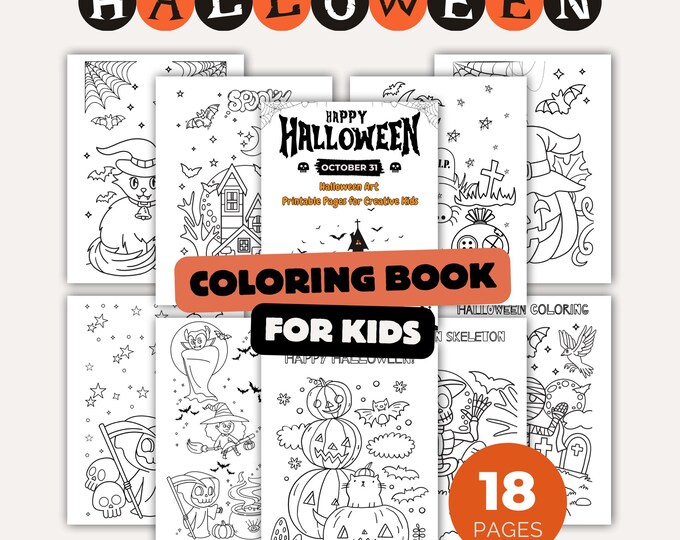 Halloween Coloring Pages for Kids, Coloring Pages, Printable Coloring ...