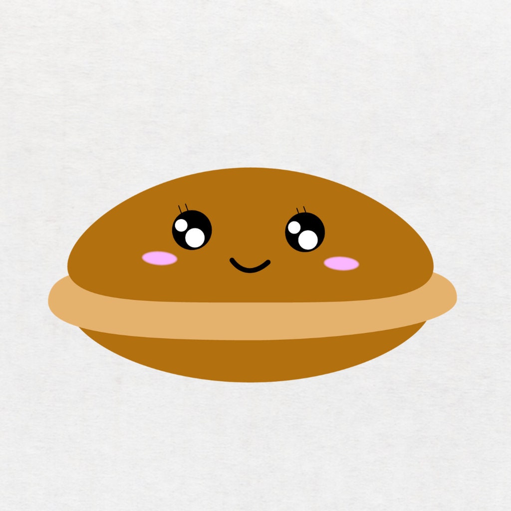 Kawaii Cute Dorayaki Clipart - Etsy