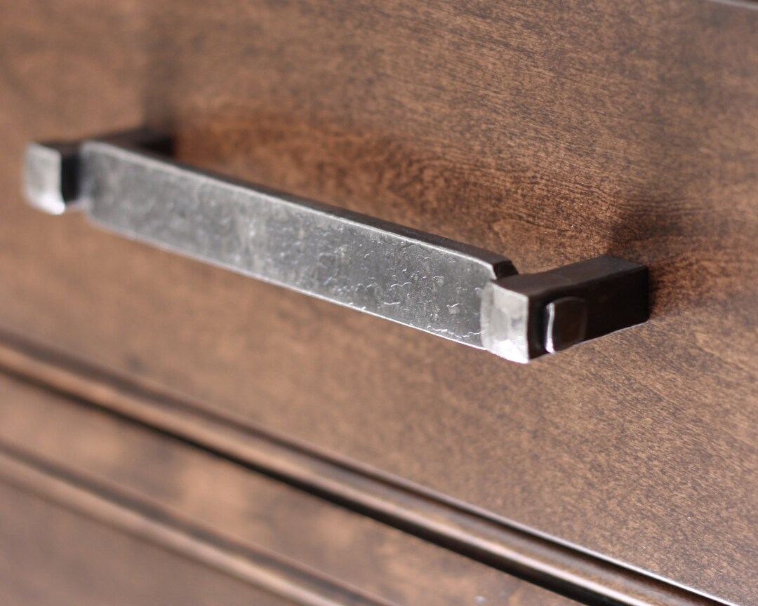 4 Hand Forged Frithia Drawer Pull Wrought Iron Handle - Etsy