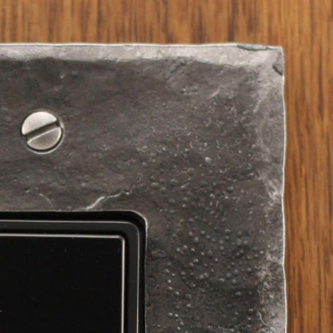 Hammer Textured Double Combo Wall Plate With Openings for Switch and ...