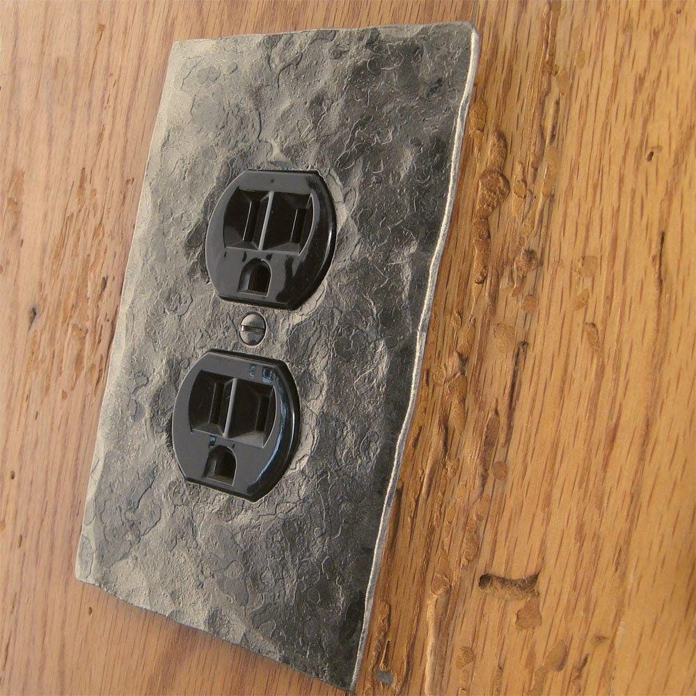 Outlet Cover Plate - Hammer Textured Single Plug/outlet Wall Plate - Etsy
