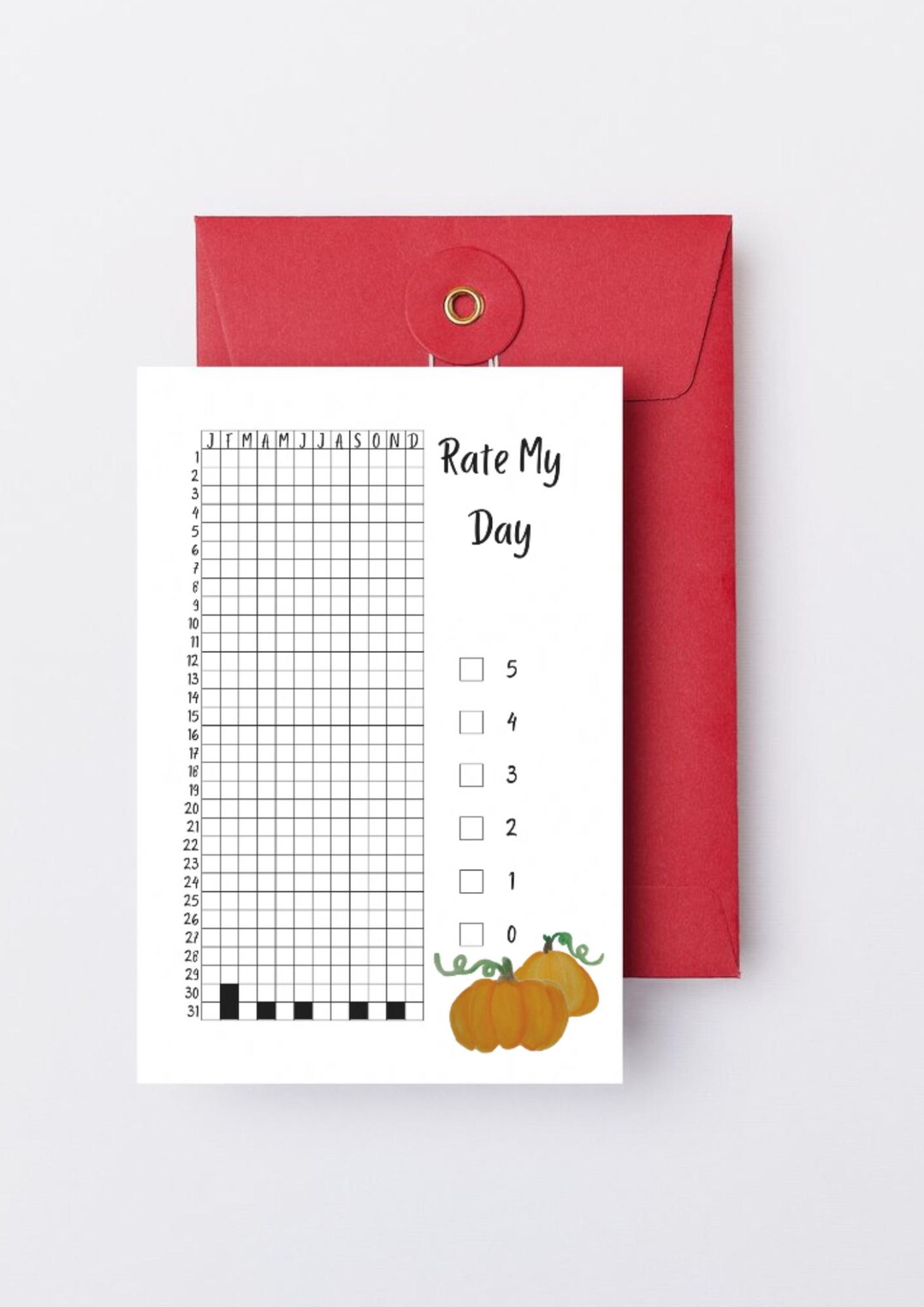 15 Printable Bullet Journal Pages Pumpkin Themed: Bujo Yearly Trackers ...