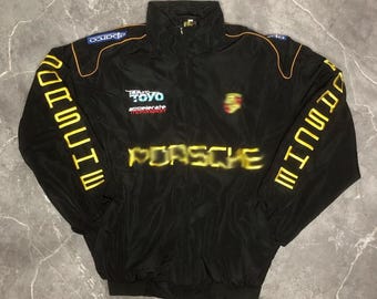 Embroidery Vintage BMW Racing Jacket for Women and Men Merch Clothes Style 90s Themed Petronas ...